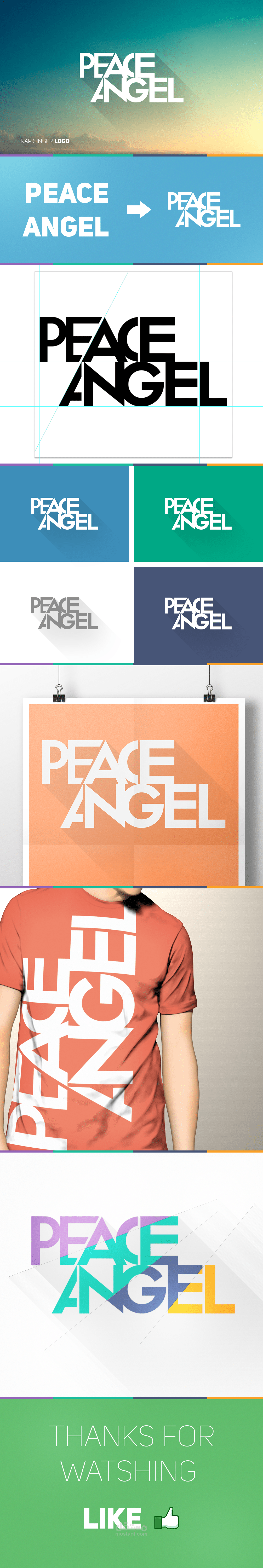 PEACE ANGEL -Rap singer LOGO | مستقل