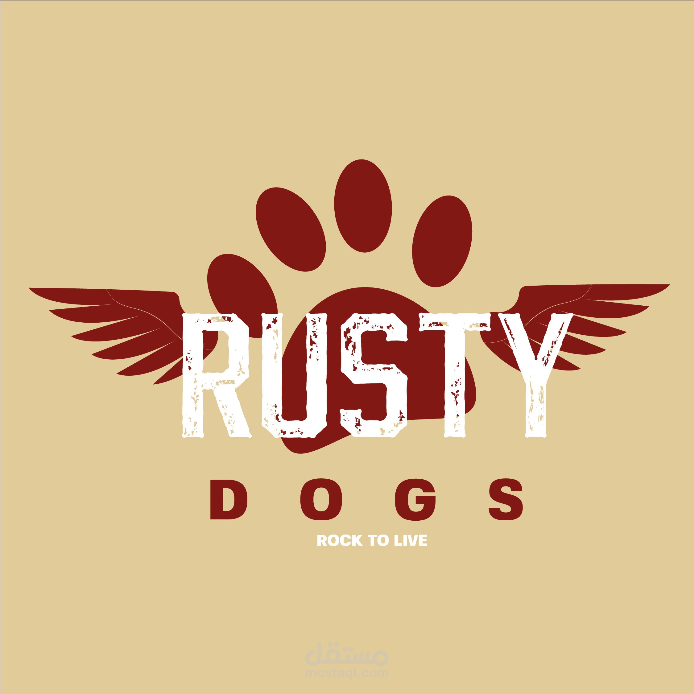 RUSTY DOGS LOGO | مستقل