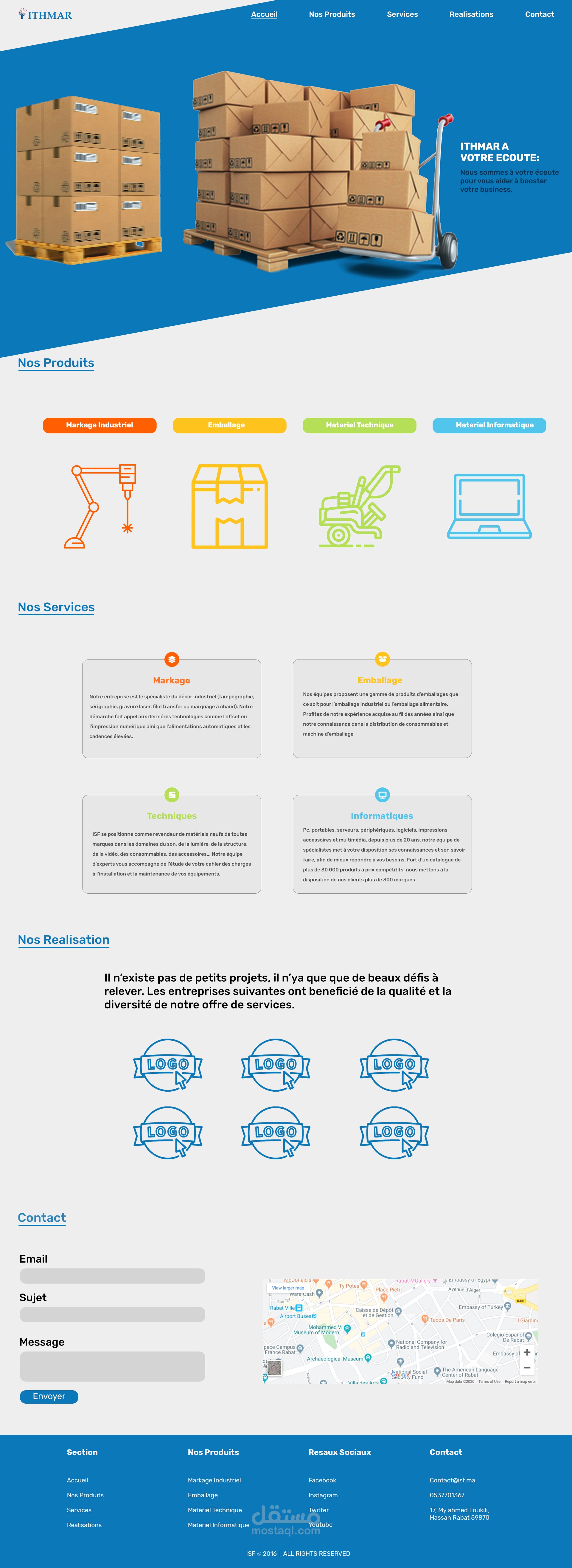(ISA e-commerce(Single page Application | مستقل
