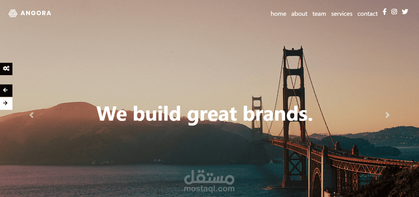 Angora website design | مستقل