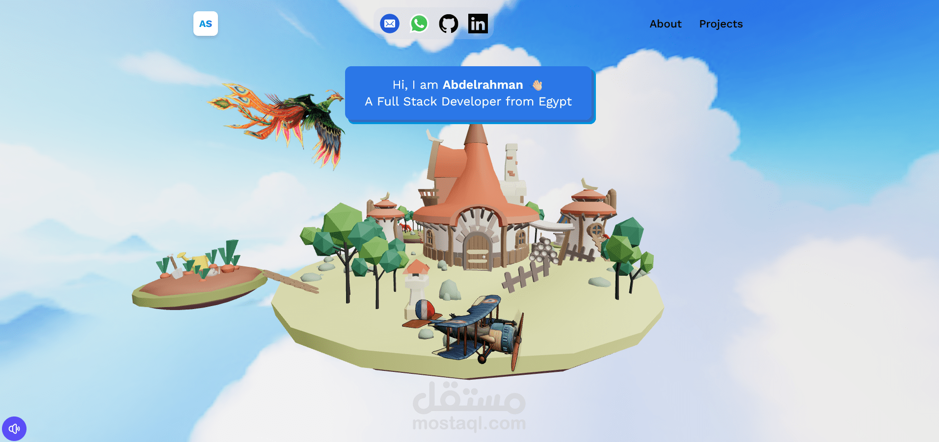 3d Portfoilo مستقل 