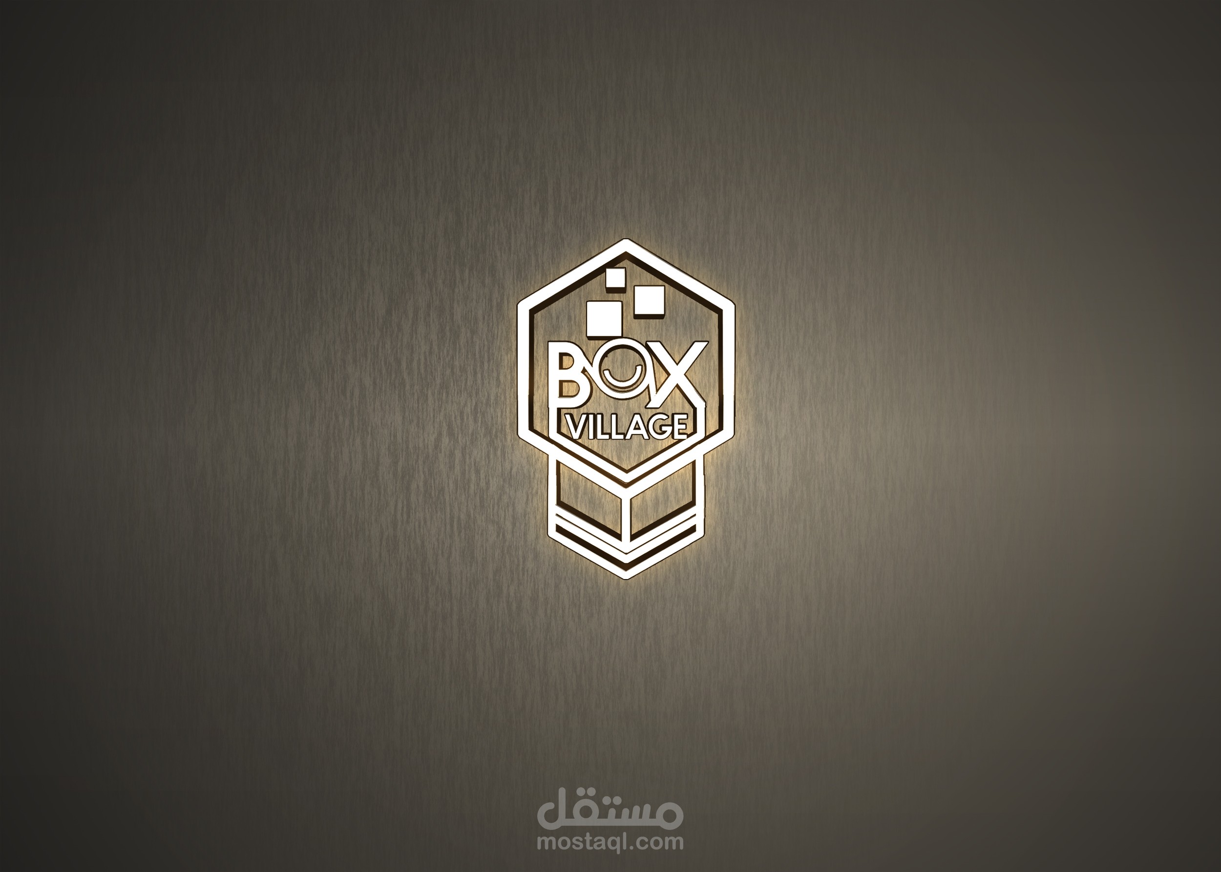 Business name: Box Village logo pro | مستقل