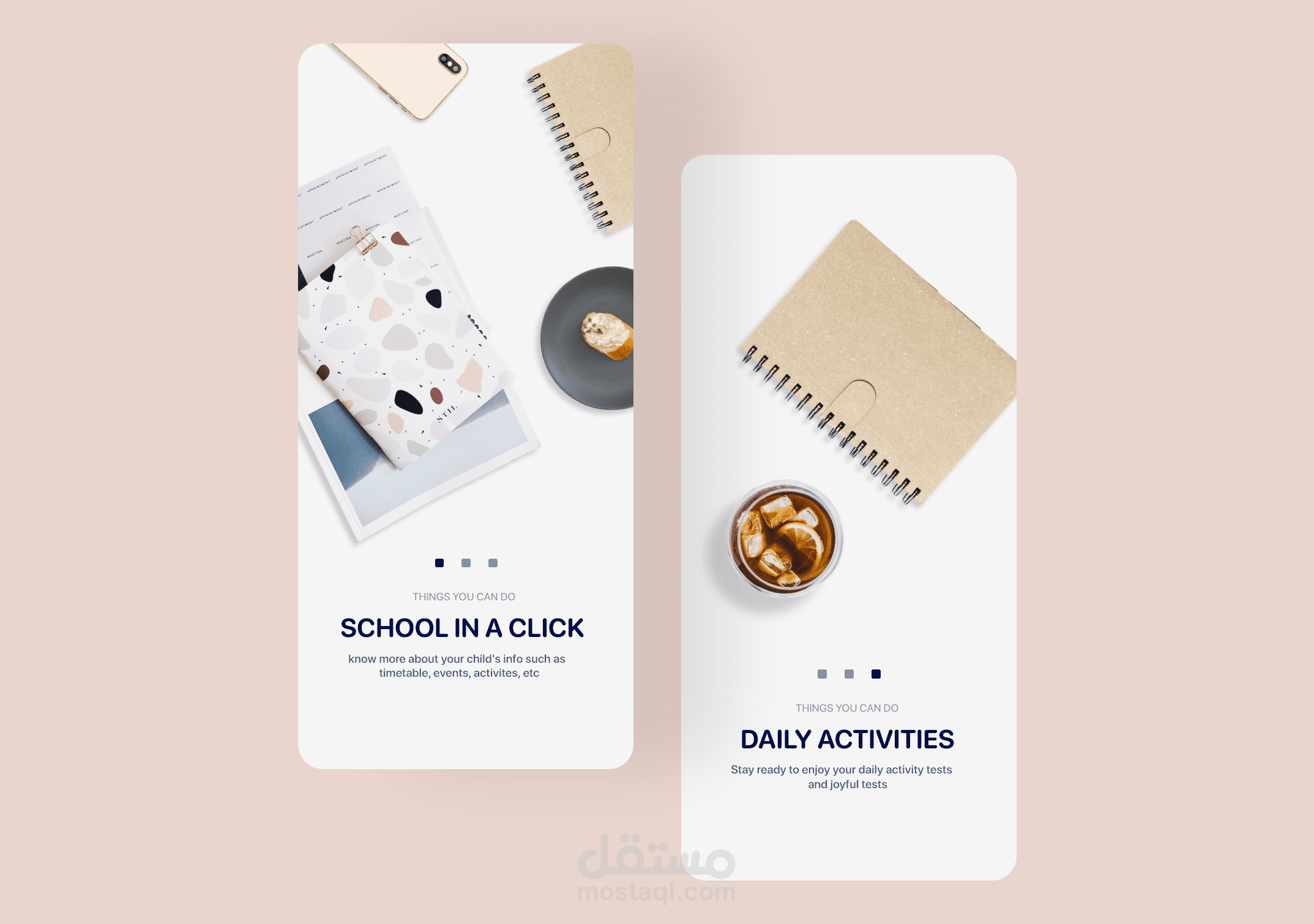 Onboarding Animated Splash Screen - School App | مستقل
