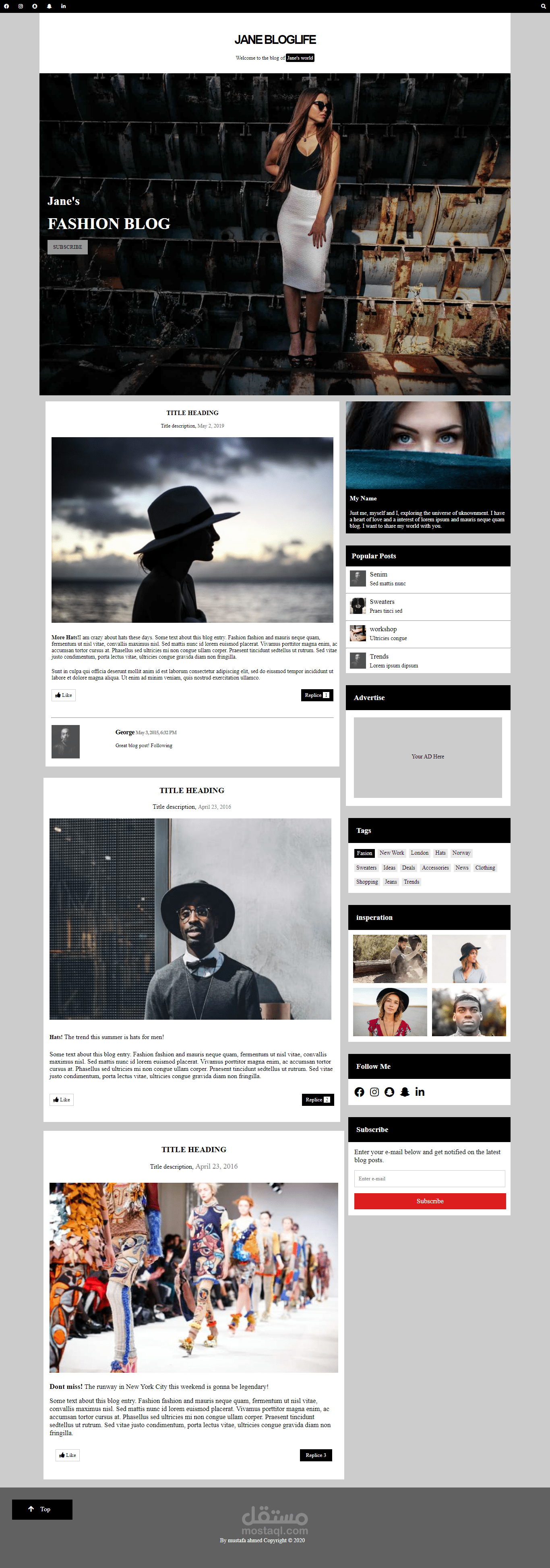 Jane Bloglife | مستقل