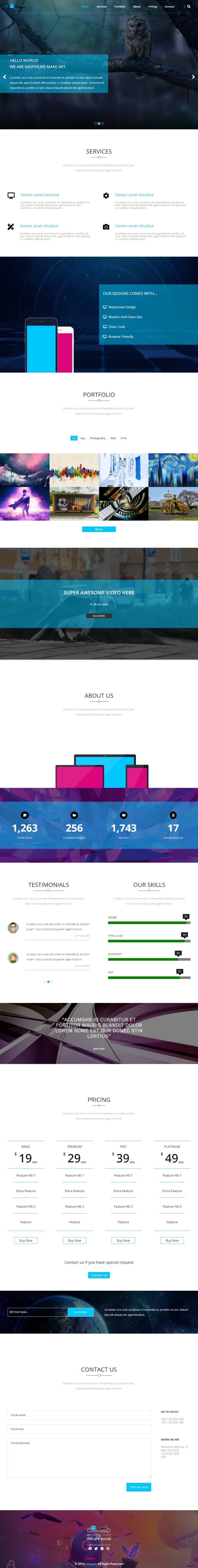 Kasper Template | مستقل