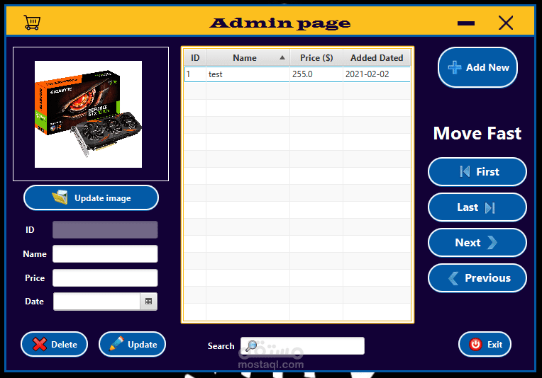 Javafx With Mysql Shop Program مستقل 2976