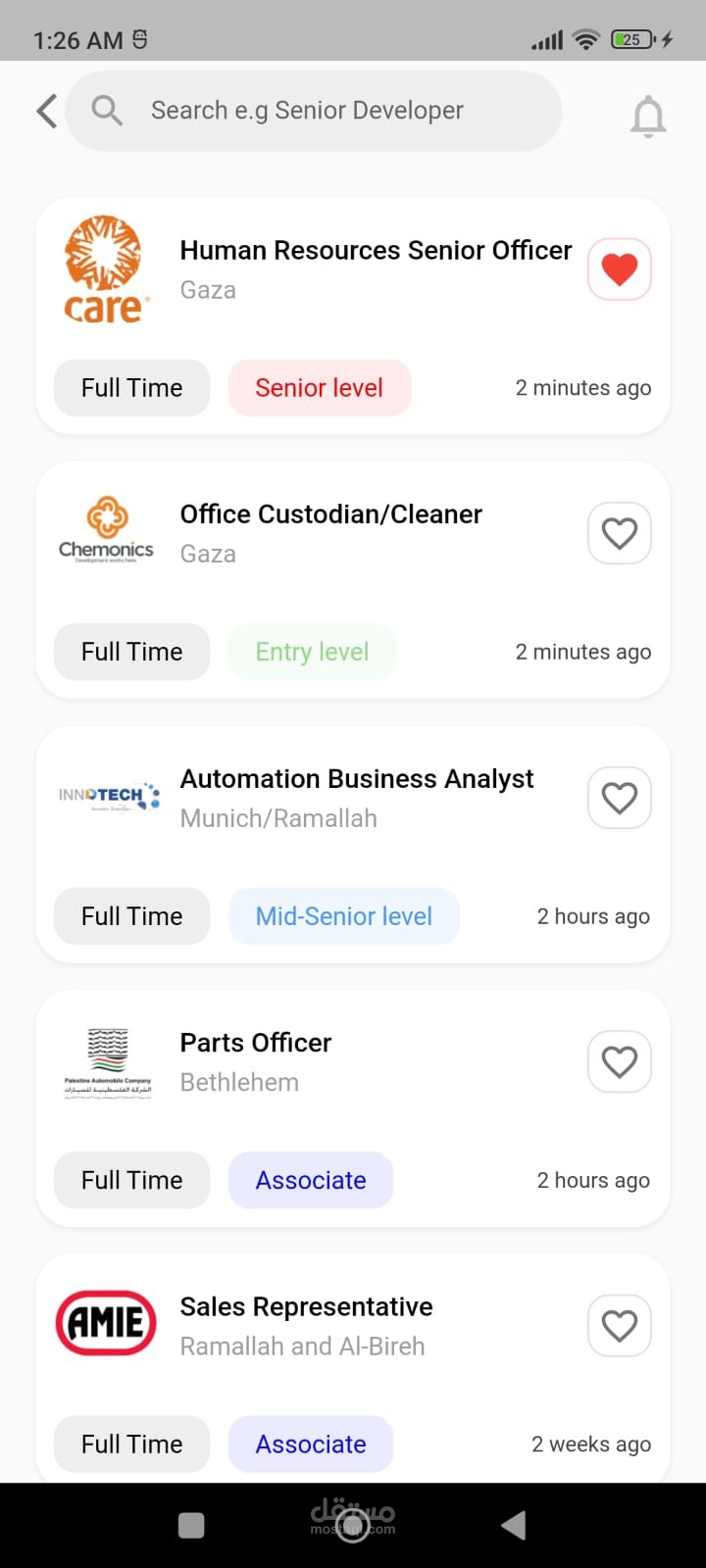 Flutter UI Job's App | مستقل