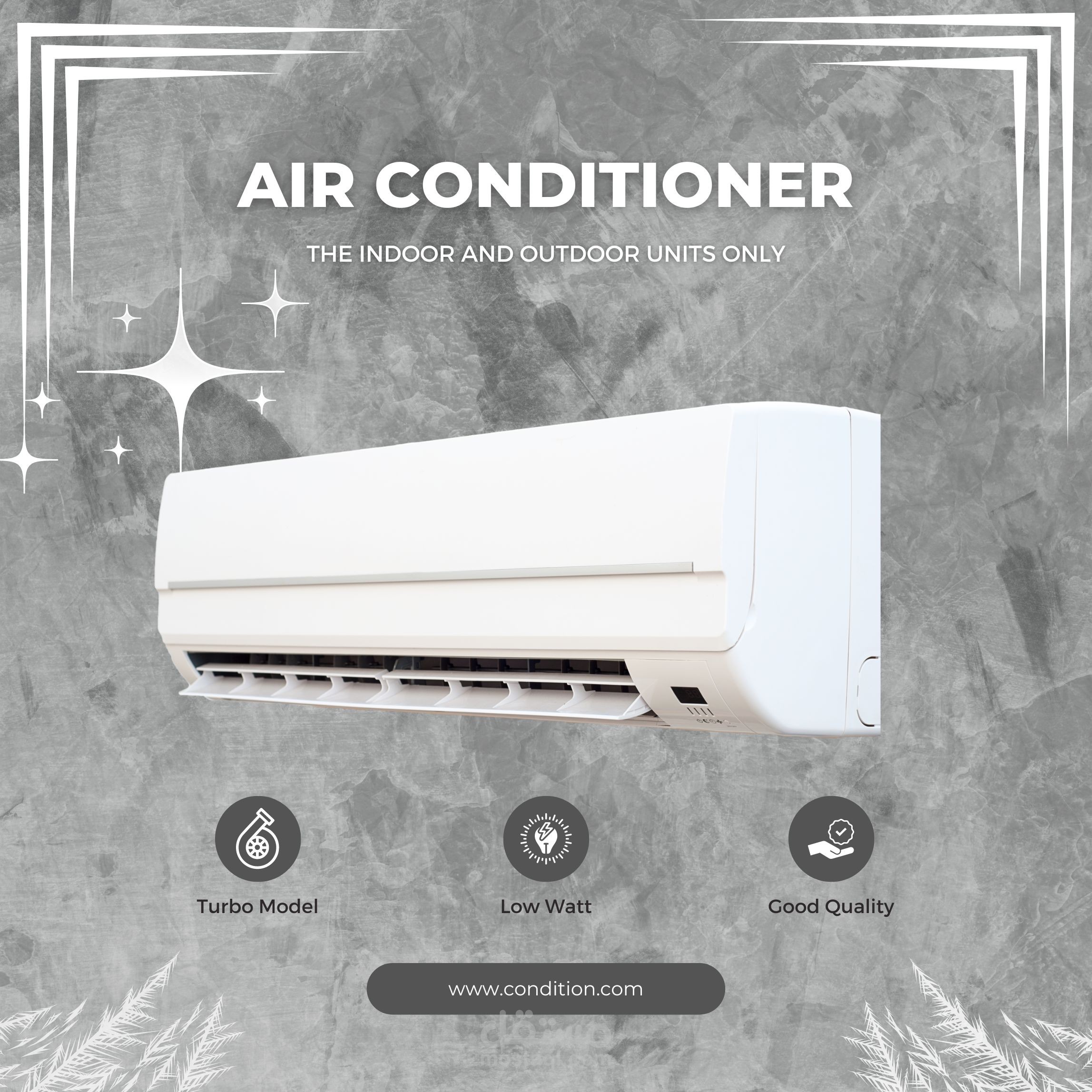 air conditioner poster design | مستقل