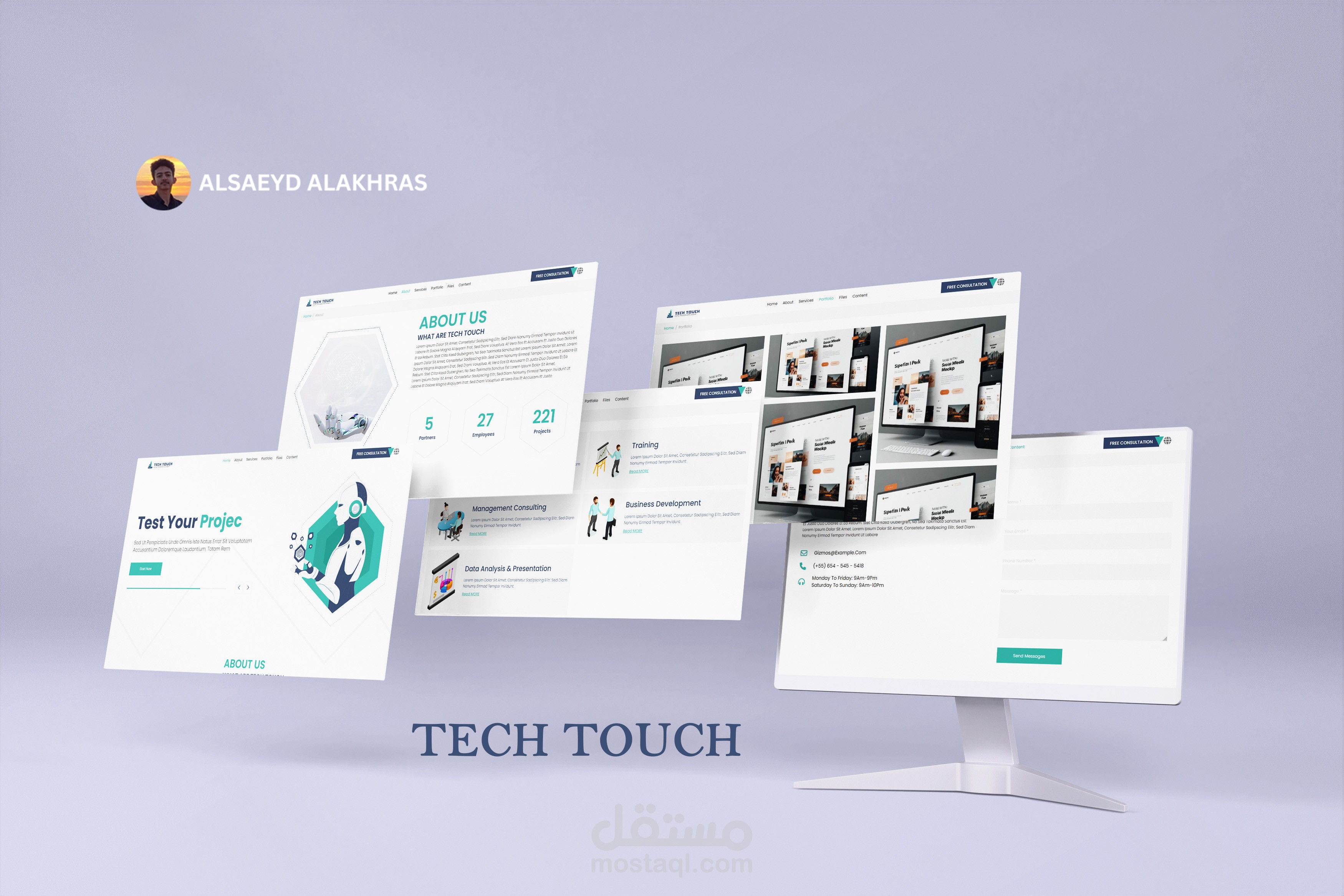 Tech Touch Landing | مستقل
