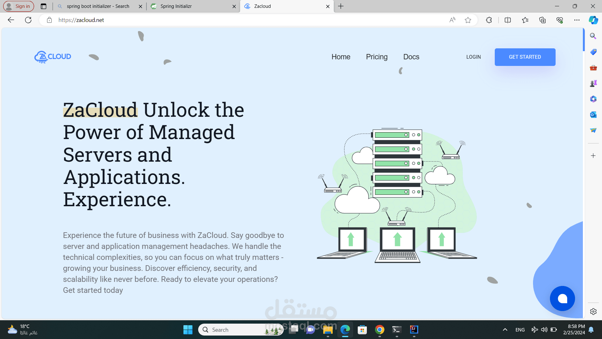 zacloud platform | مستقل
