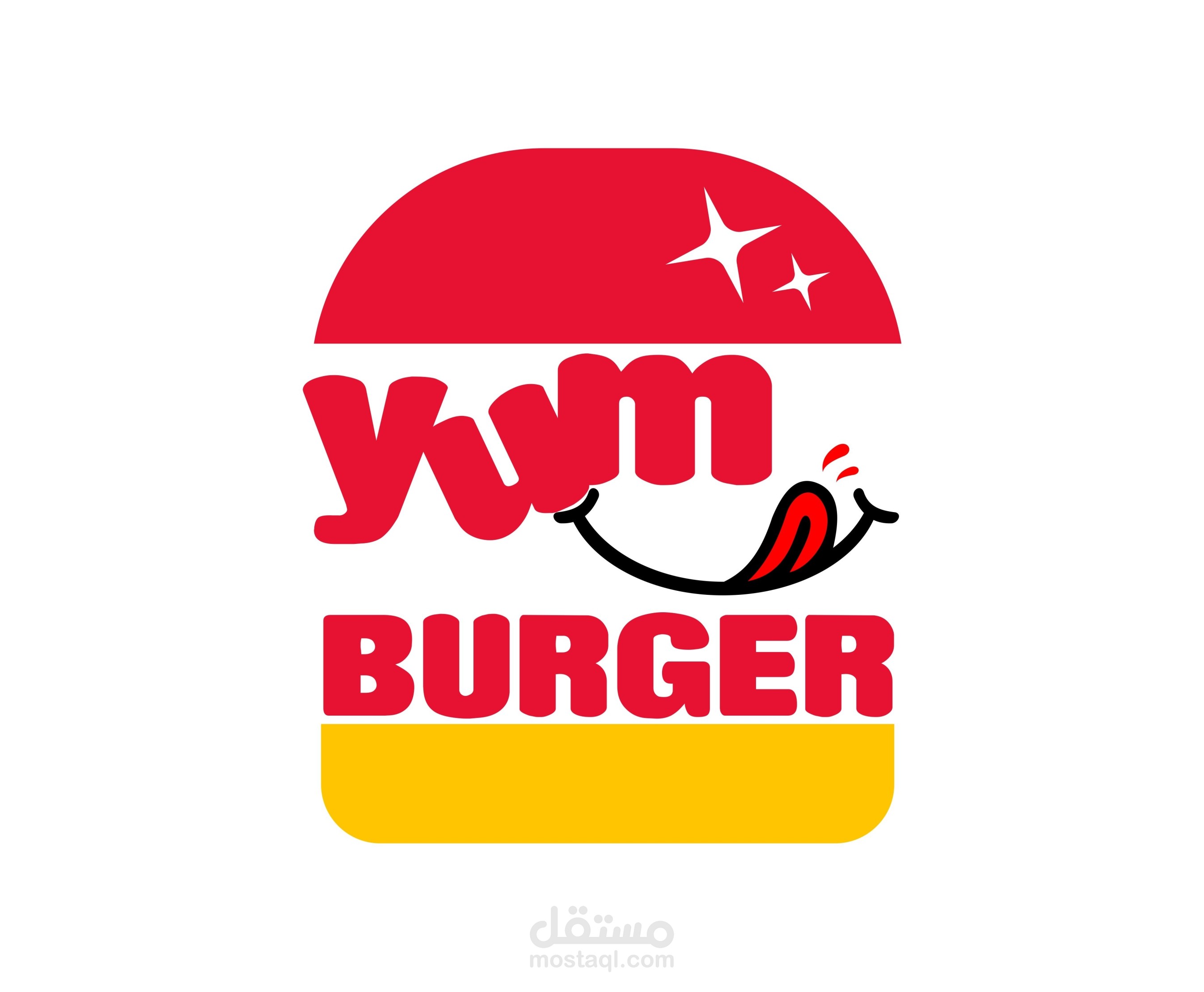 تصميم شعار Yum Burger | مستقل