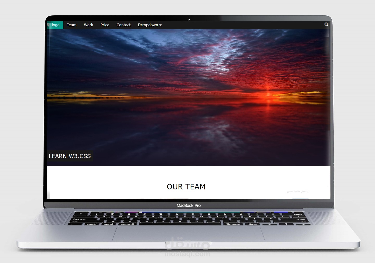 تصميم قالب متجاوب بإستخدام html5, css3 | مستقل