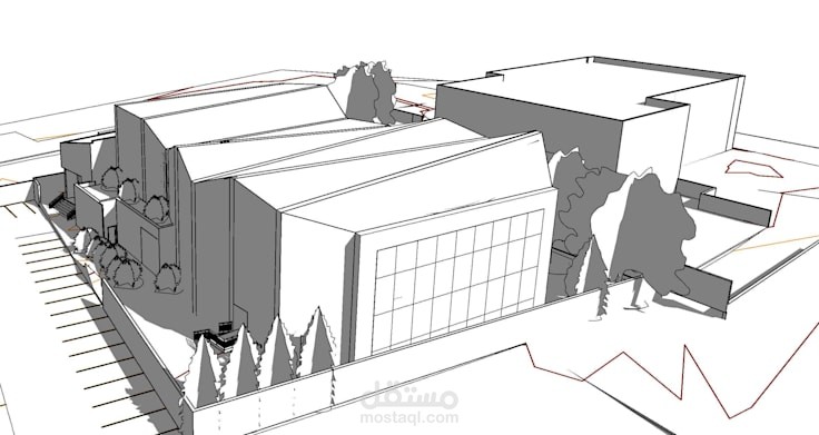 BIM model and design of theater | مستقل
