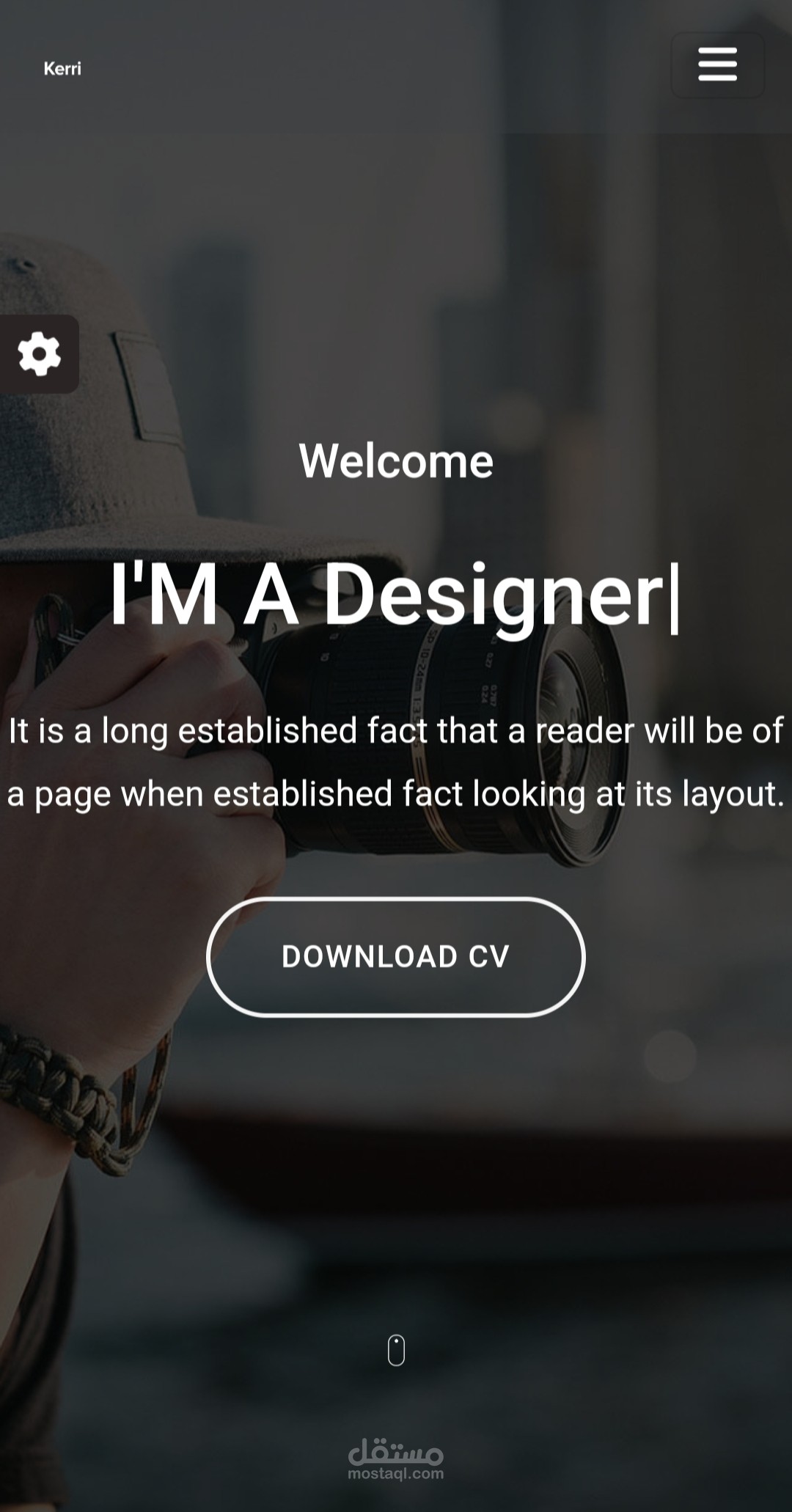 Responsive website design with html, Css and bootstap | مستقل