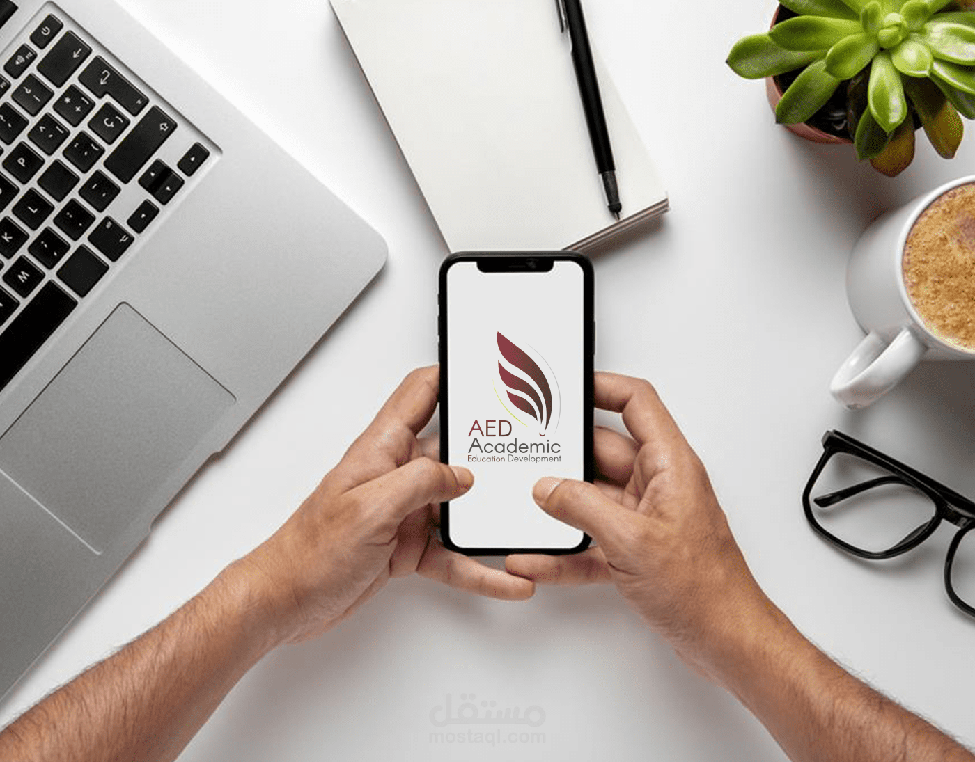 Academic Education Development Logo & visual identity | مستقل