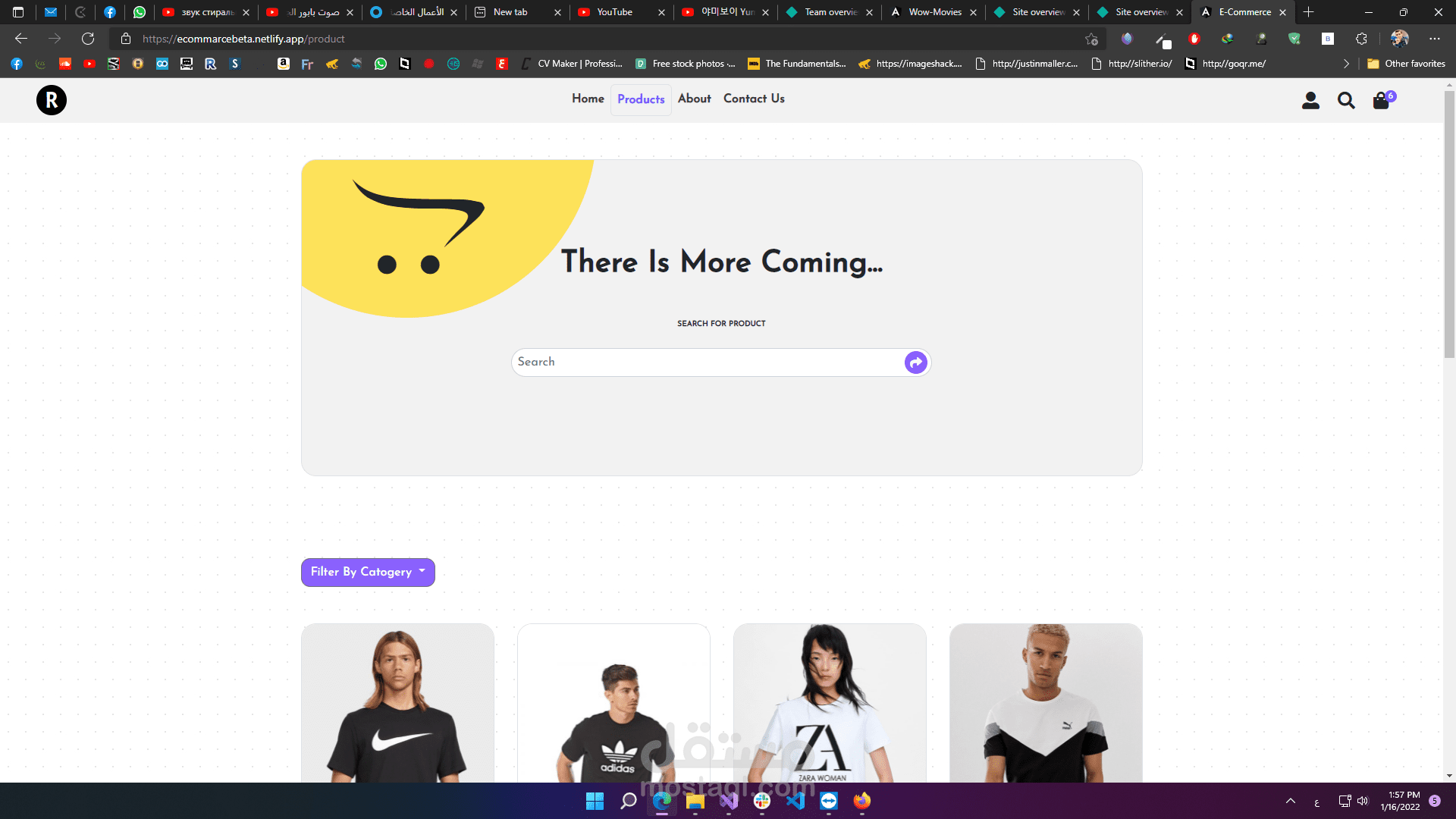 Ecommerce Angular And Firebase مستقل