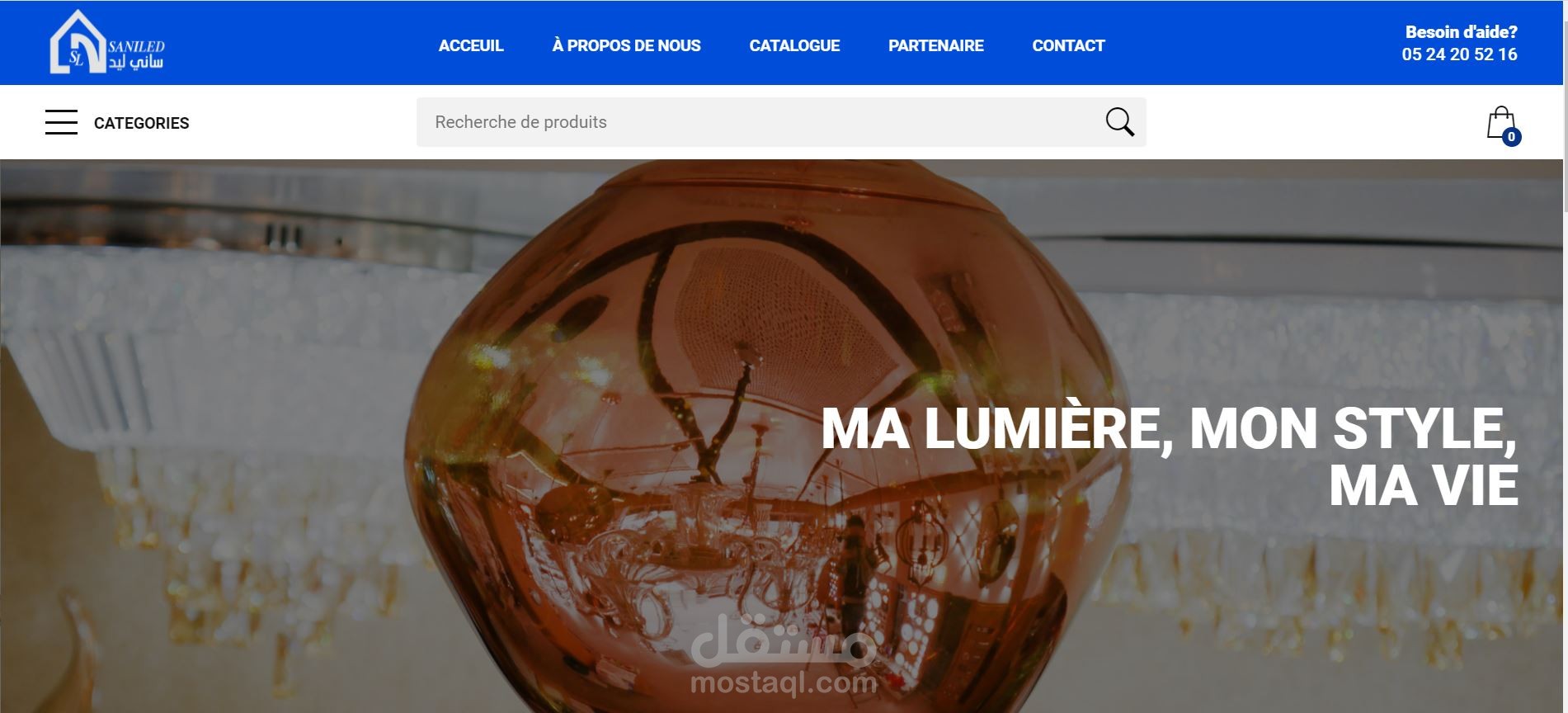 Site Web E Commerce Laravel Vuejs مستقل 0120