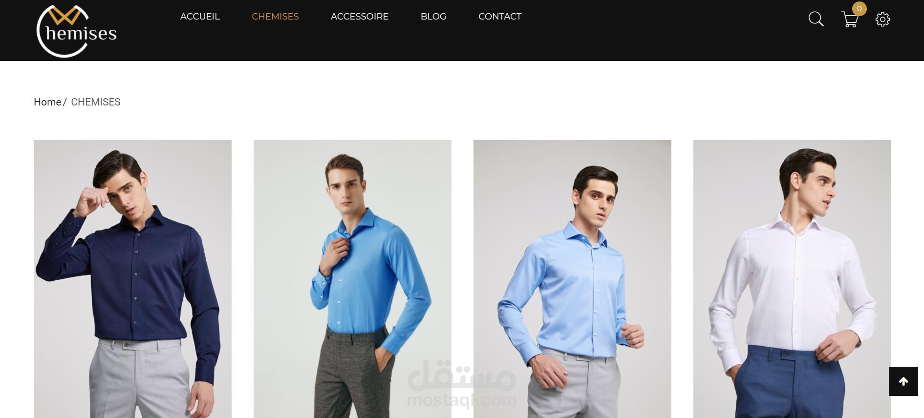 Chemises.ma - Site E commerce Laravel Vue js | مستقل Chemises.ma - Site E commerce Laravel Vue js | مستقل