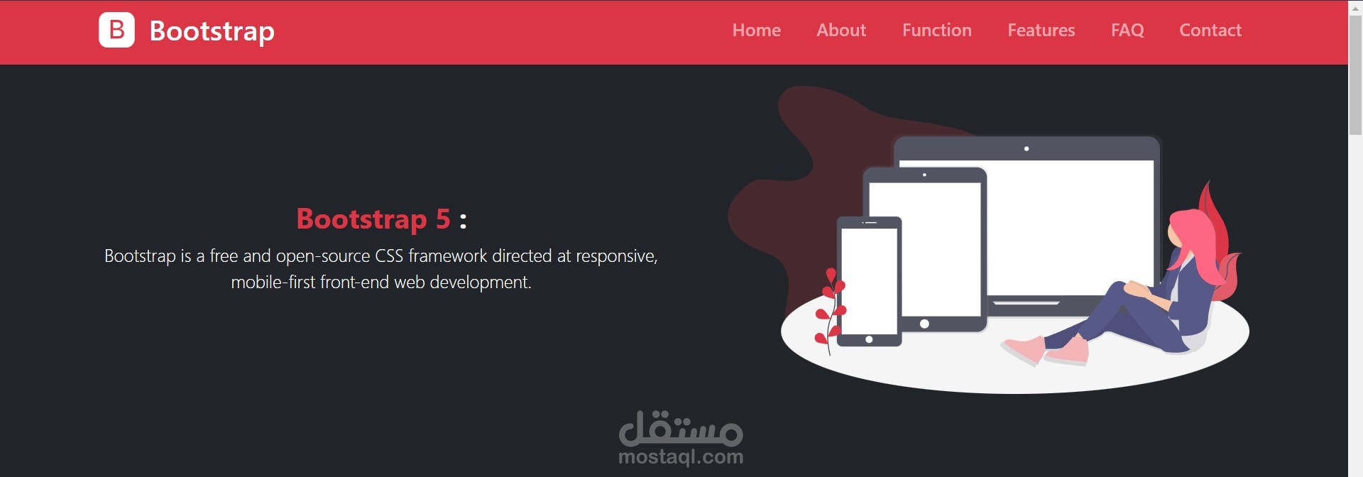 Bootstrap Website | مستقل