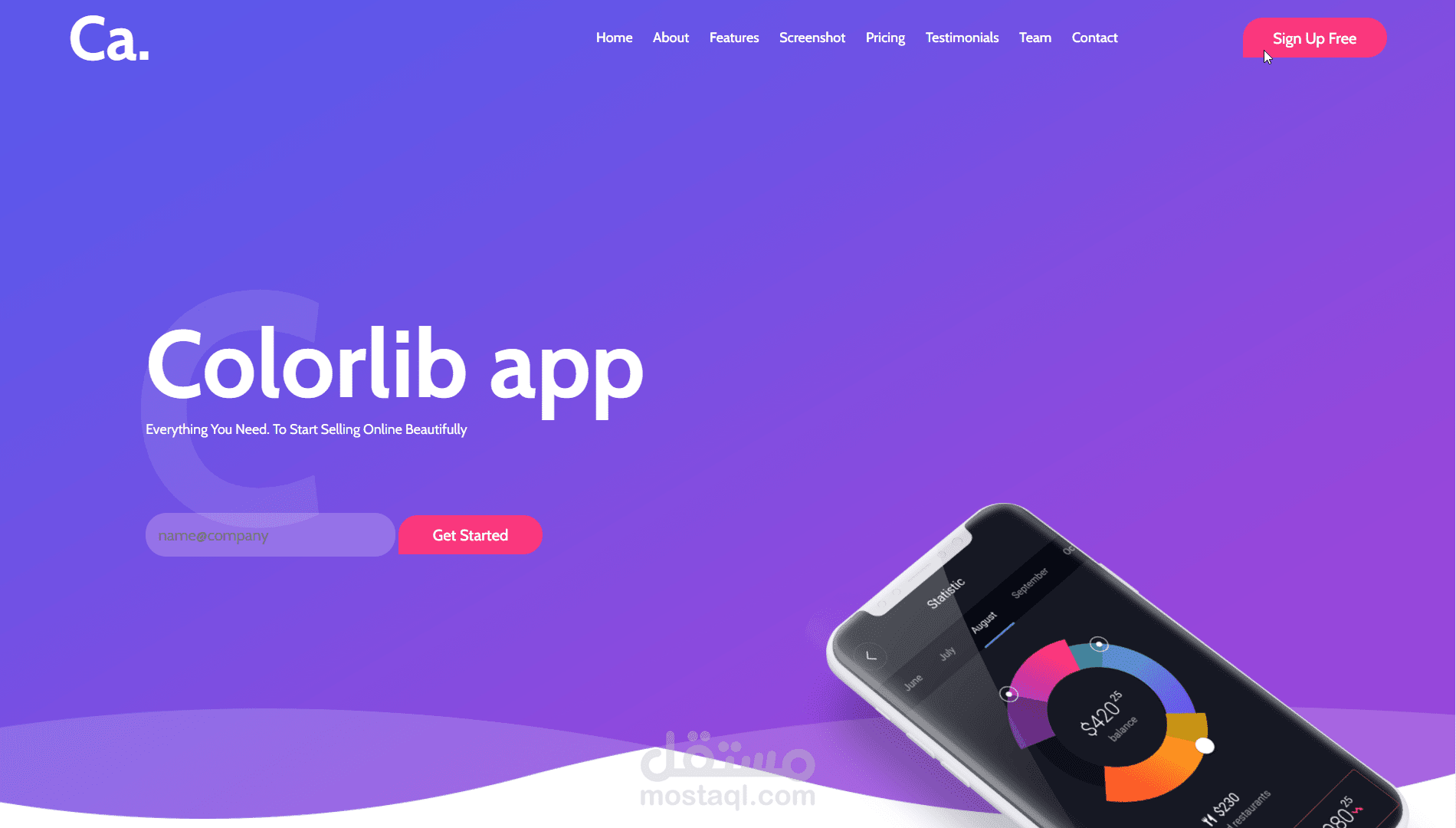 Colorlib app | مستقل