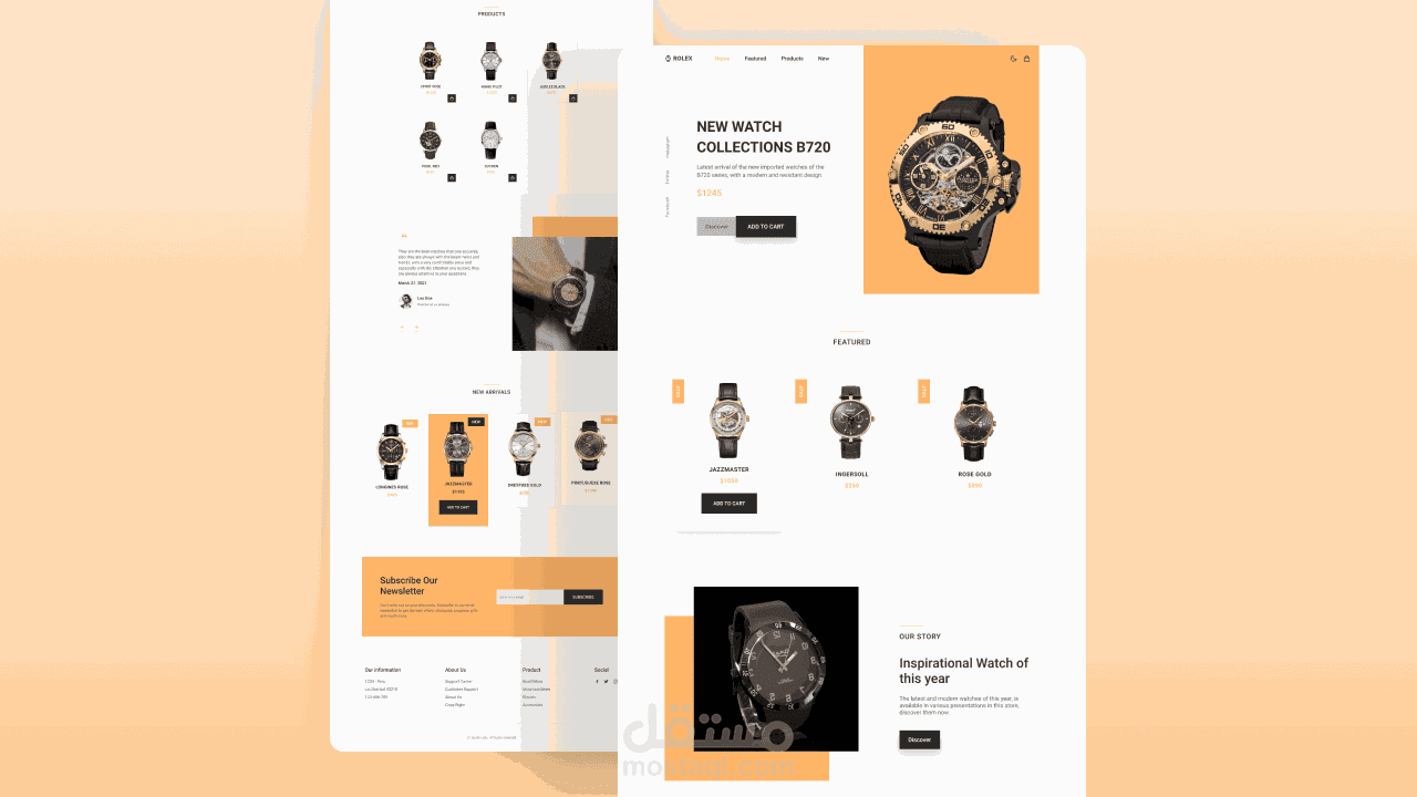 Responsive Website Watches | مستقل