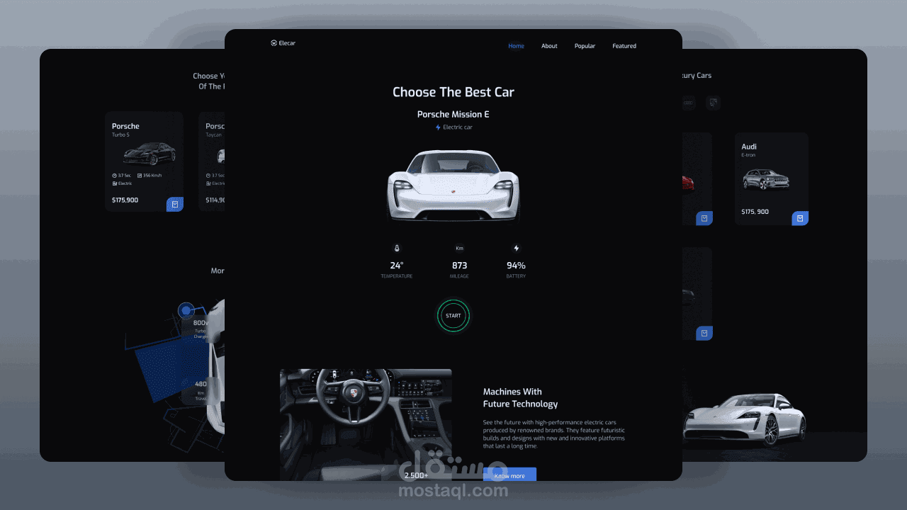 Responsive Website Car | مستقل Responsive Website Car | مستقل