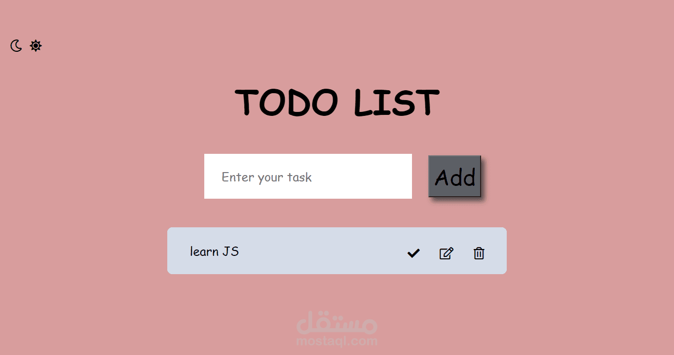 ToDoList App | مستقل ToDoList App | مستقل