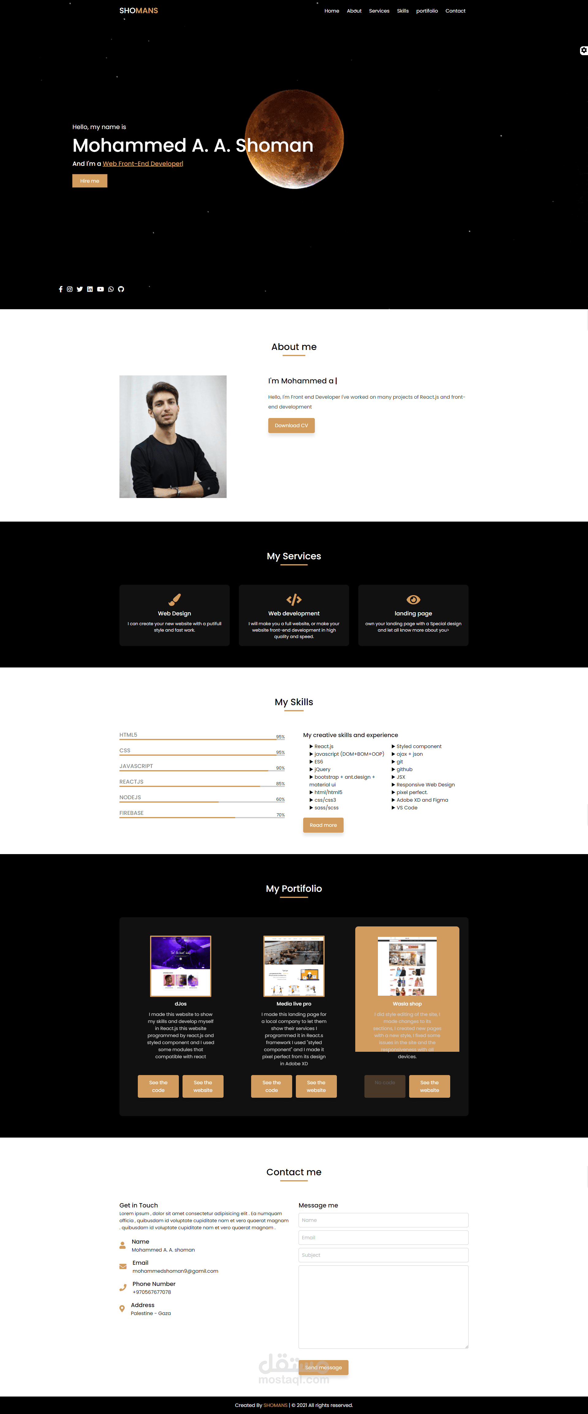 My Portifolio | مستقل