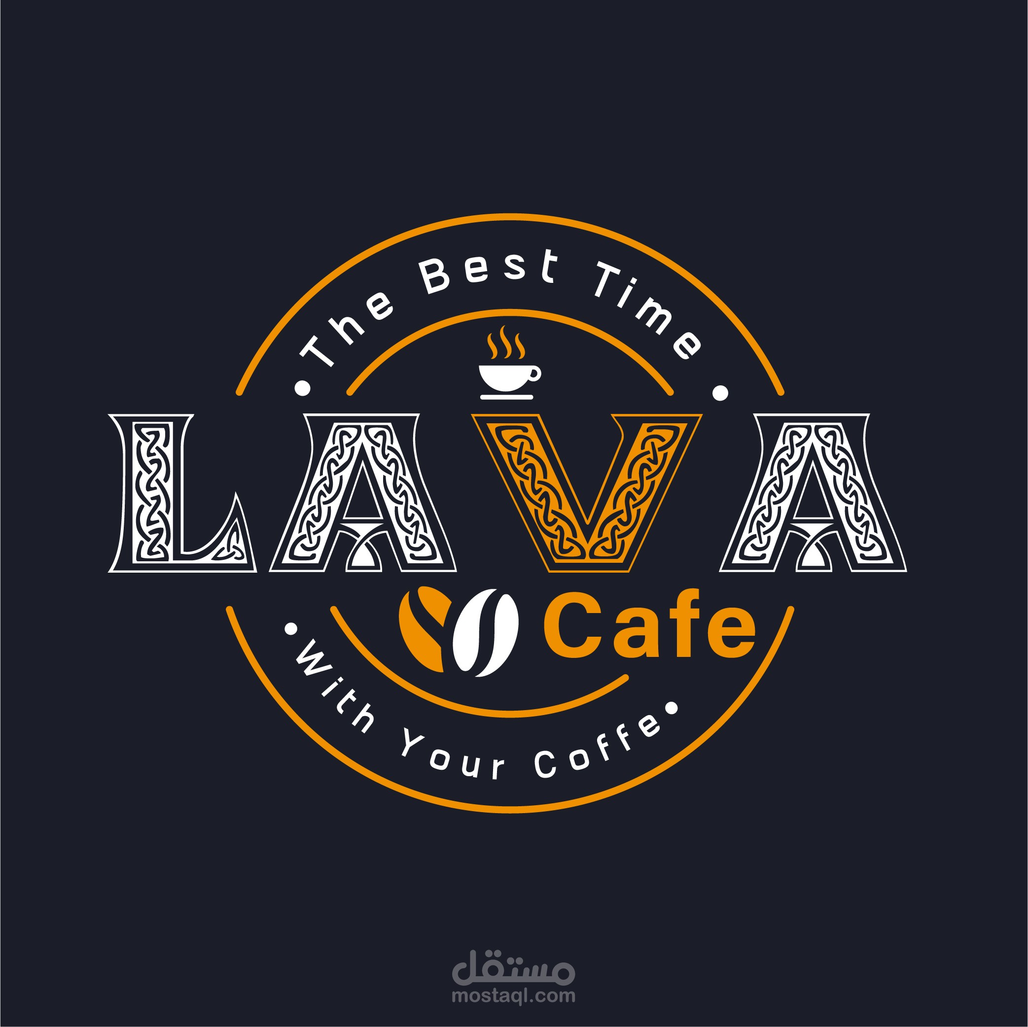 شعار lava cafe | مستقل