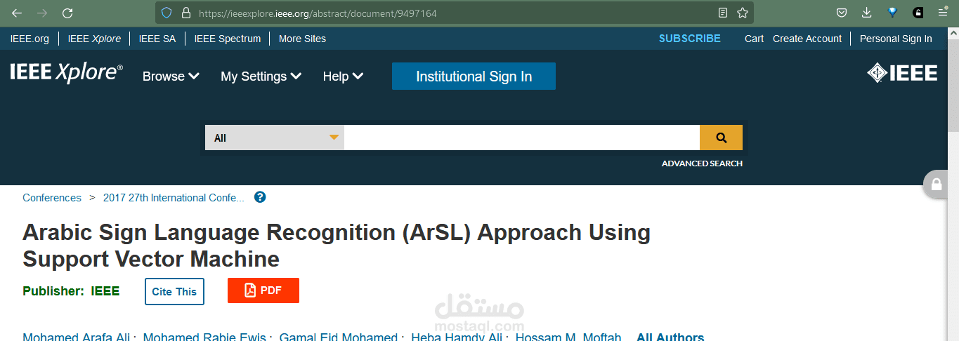 Arabic Sign Language Recognition Arsl Approach Using Support Vector