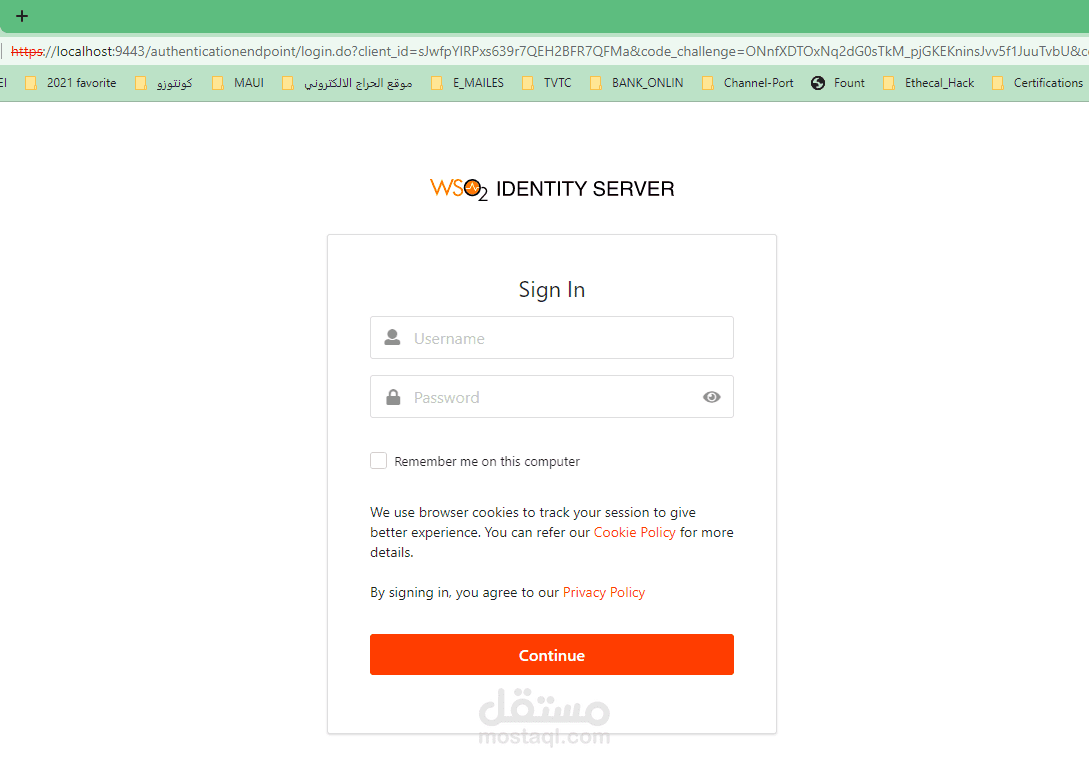WSO2 Identity server integration with core.net web app + API | مستقل WSO2 Identity server integration with core.net web app + API | مستقل